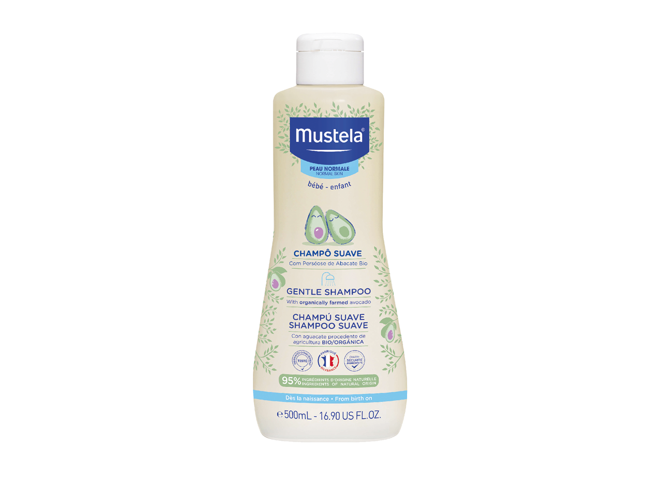 Mustela Bebe Champô 500ml | Farmácia Garcia