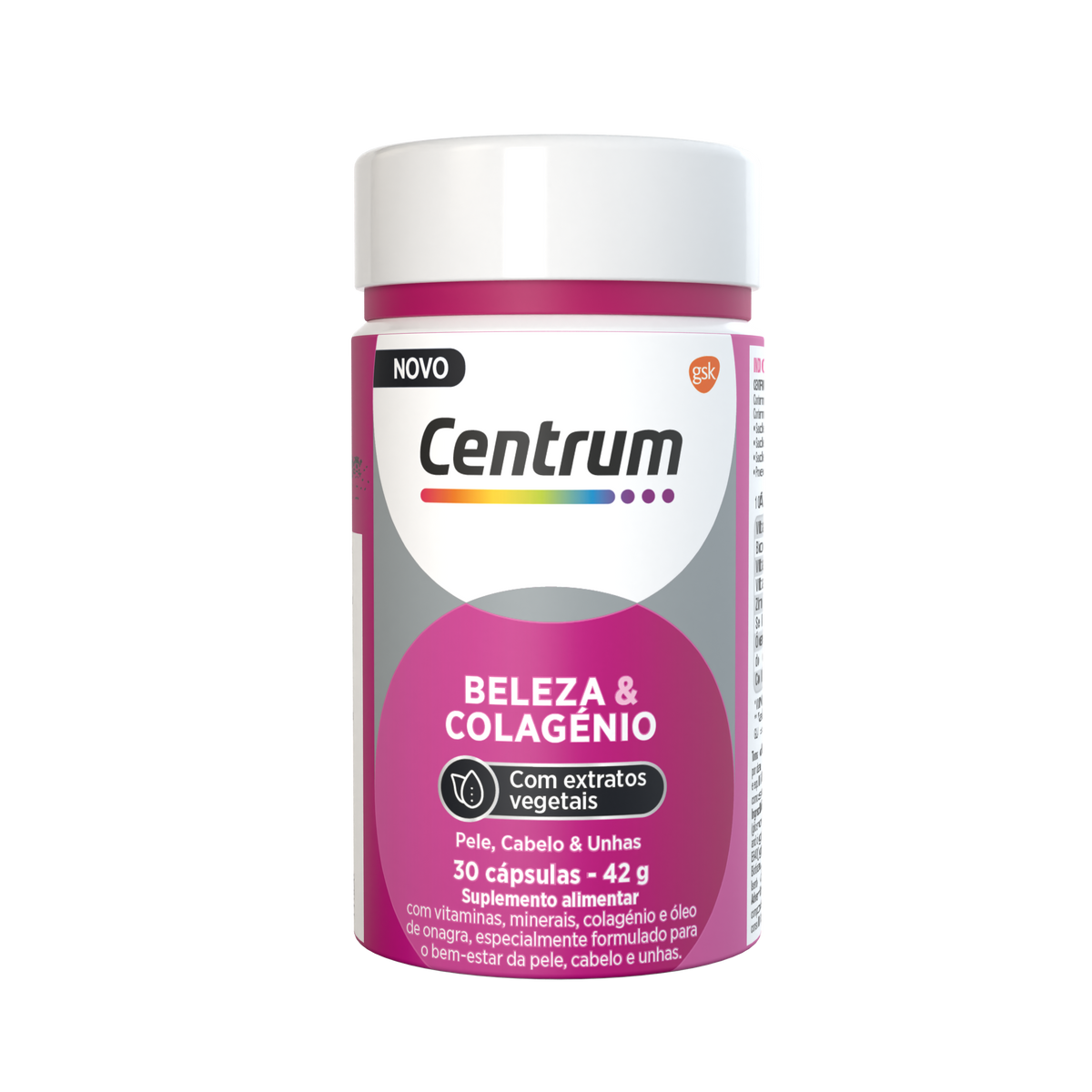 Centrum Beleza e Colagénio 30 cápsulas | Farmácia Garcia