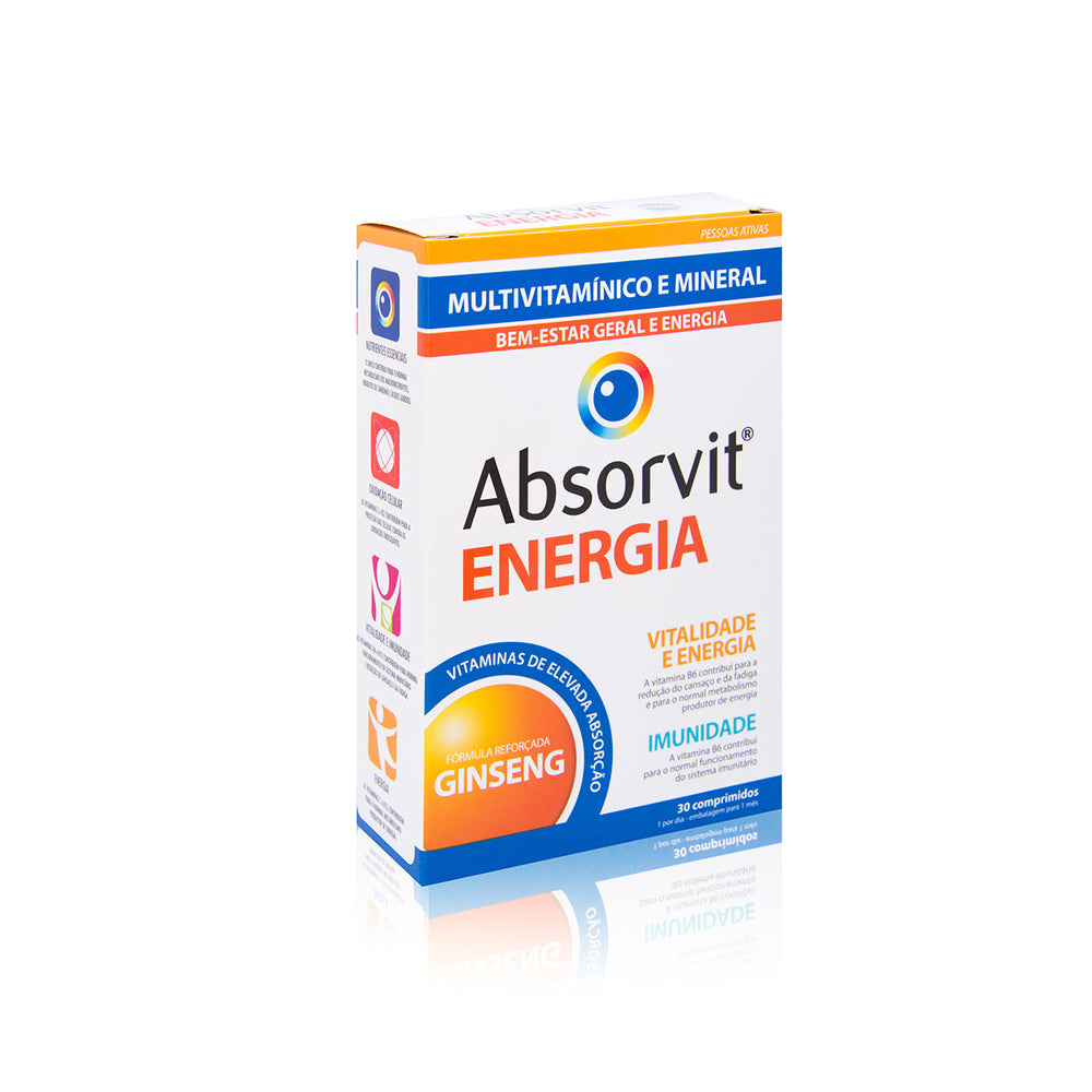 Absorvit Energia 30 Comprimidos