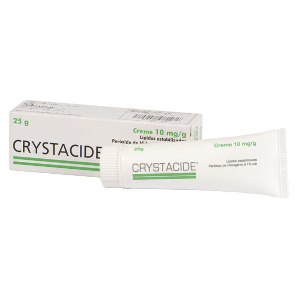 Crystacide, 10 mg/g-25 g x 1 creme bisnaga | Farmácia Garcia