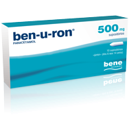 Ben-U-Ron 500mg 10 Supositórios | Farmácia Garcia